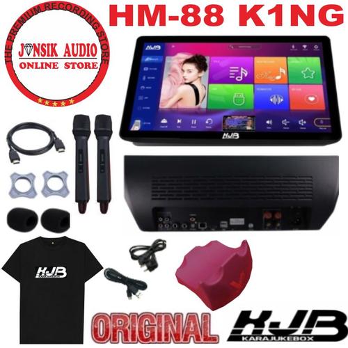 Jual KJB HM88 King K1ng Touchscreen Karaoke Player With Amplifier Dan Wireless Mic KJB K1NG KJB ...