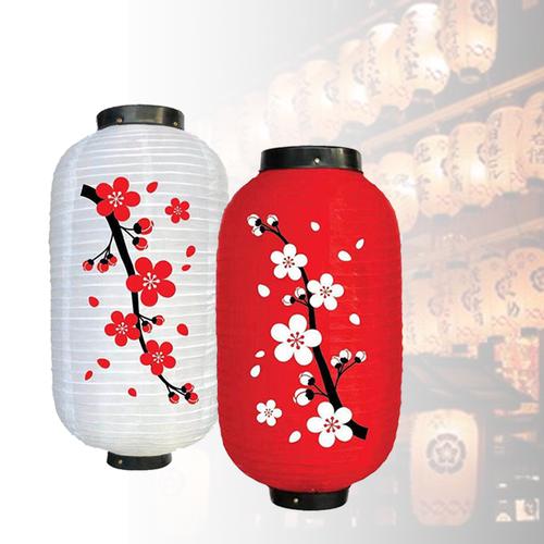 Jual 10 Inch Lampion Merah Panjang Lampion Capsule Jepang Lampion ...