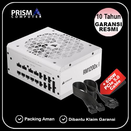 Jual PSU Corsair RM1200x SHIFT 80 PLUS Gold Fully Modular ATX Power Supply - WHITE - Jakarta ...