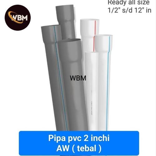 Jual Pipa pvc 2 inchi AW 50 cm Paralon - Kab. Subang - WBM FITTING 21 ...