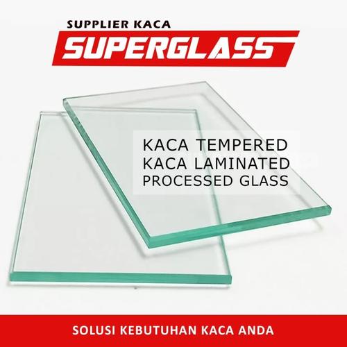 Jual Kaca Tempered Glass 8mm (Partisi, Kanopi, Railing) - Custom Order ...