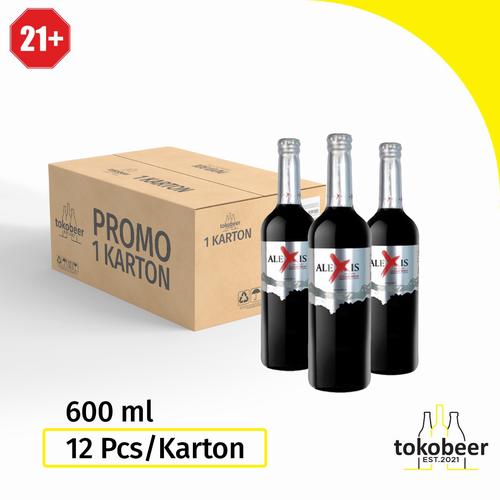 Promo Alexis Anggur Merah 600ml - (Amer) - 1 Karton isi 12 Botol Cicil ...