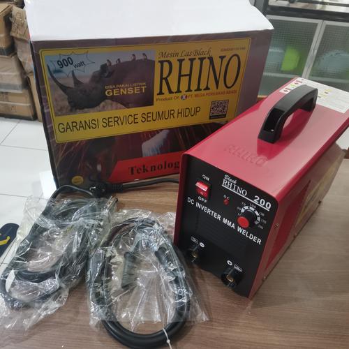 Jual Mesin las 200A RHINO travo las listrik 200 ampere dc inverter mma ...