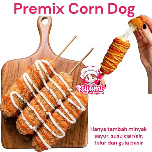 Jual Corn Dog Premix 500 Gram Tepung Instant Untuk Corndog Cemilan ...