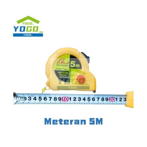 Jual Tape Measure/Meteran Karet/Roll Meter 5M - Jakarta Utara - YOGO_Buildmateri | Tokopedia