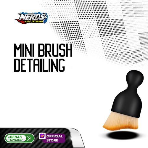 Jual Mini Detailing Brush with COVER (Sikat Detailing Halus Pembersih ...