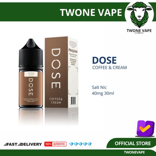 Jual Liquid Dose Coffee & Cream 30ML | Dose Coffee & Cream by Hex Juice ...