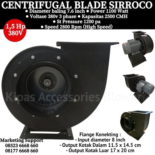 Jual Centrifugal Fan Blower 8 Inch High Speed Centrifugal Blower 1100 ...