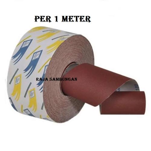 Jual Amplas Meteran Grade 120 Grit Kasar Sedang Hampelas Penghalus ...