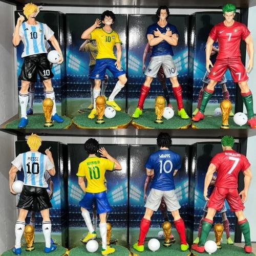Jual action figure one piece ace sanji Zoro Luffy world cup football ...