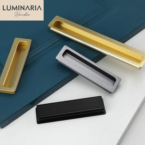 Promo Concealed Luxury Slotted Handle Wardrobe Tarikan Knob Knop Lemari ...