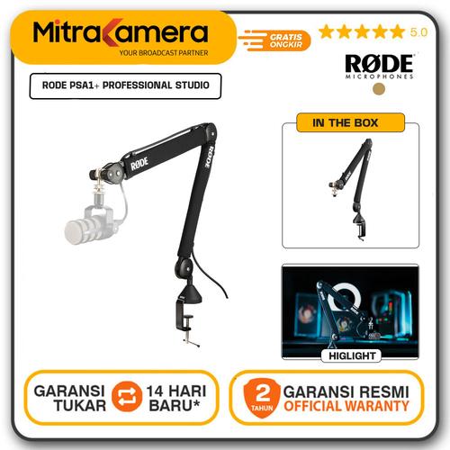 Jual Rode PSA1+ Professional Studio Boom Arm Stand Microphone Resmi ...