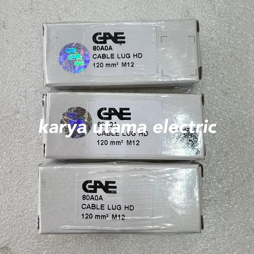 Jual Skun gae 120 cable lug heavy duty 120mm M12 kabel skun heavy duty ...