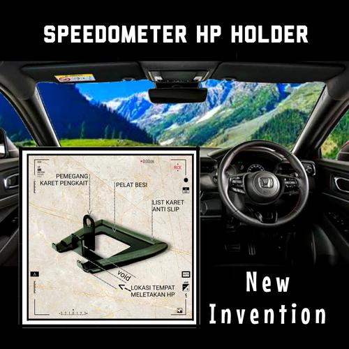 Jual SPEEDOMETER HP HOLDER, Produced and Designed by OUTRAN - Hitam ...