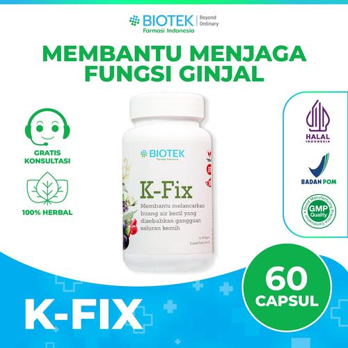 Jual Biotek Farmasi - K- Fix 60 Kapsul / MENINGKATKAN FUNGSI GINJAL - Jakarta Pusat - Biotek ...
