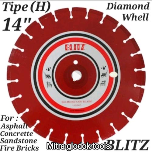 Jual Diamond cutting blitz size 14 inch mata pisau potong beton dan ...