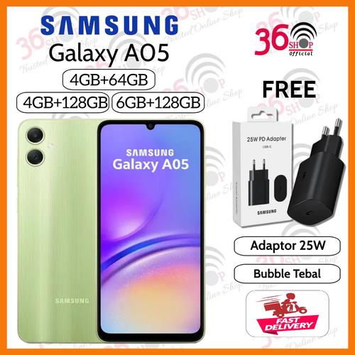 Promo Samsung Galaxy A05 6/128GB Garansi Resmi 1 Tahun - Silver Cicil 0 ...