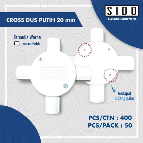 Jual cross dus Tdus tee dus cabang lobang 4 20mm - Kota Surabaya ...