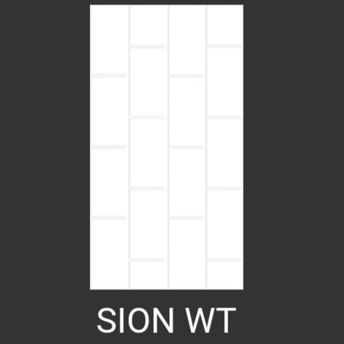 Jual Keramik dinding merk Uno UK 25x50cm tipe Sion White untuk dinding ...