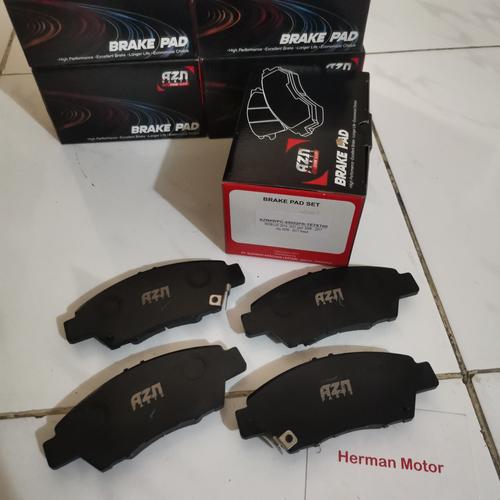 Jual Brake pad Rem depan AZN for: Honda Mobilio Freed new Jazz GE8 GK5 ...