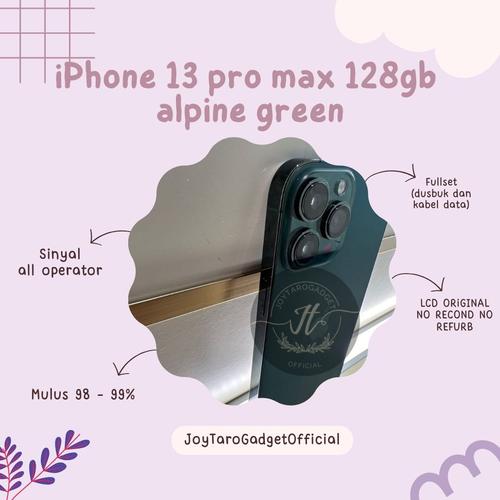 Jual iphone 13 pro max 128gb alpine green second fullset mulus terawat - Jakarta Barat ...