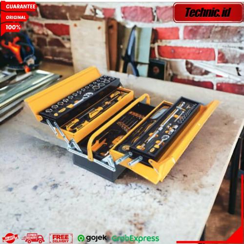 Jual Set Tool Kit Tool Box Krisbow Set 86 Pcs Perkakas Mekanik LRHS1 ...