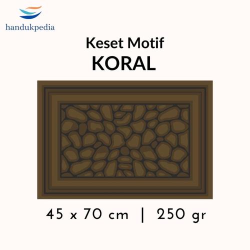 Jual Keset Hotel Motif Koral ( 45x70 ) - Biru - Kab. Bandung ...