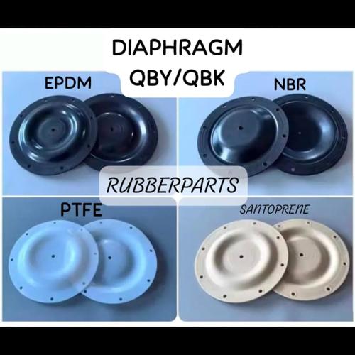 Jual RUBBER DIAPHRAGM PTFE / KARET MEMBRAN DIAFRAGMA PUMP POMPA AODD QBY / QBK 5 10 15 20 25 40 ...
