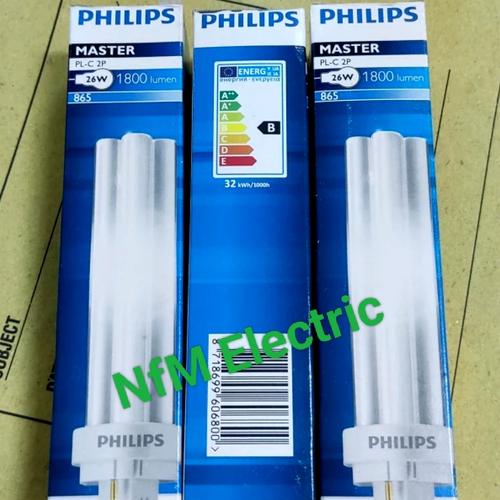 Jual Lampu Philips Master PLC 26W/865/2P / Lampu Bohlam PL-C 26W/865 ...