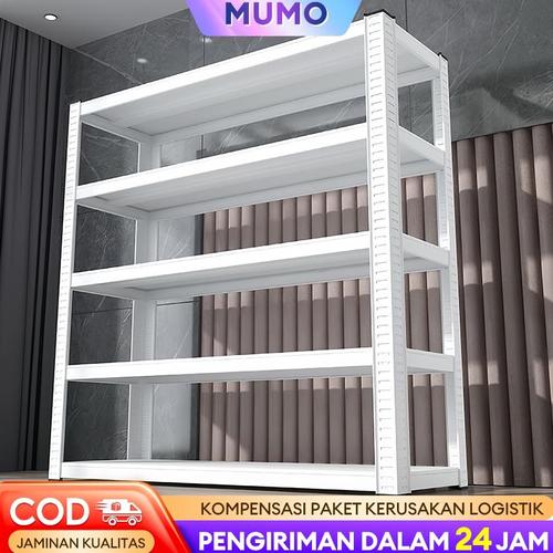 Jual Rak Besi Rak Putih Rak 6 susun Rak besi siku 5 susun Rak Serbaguna ...