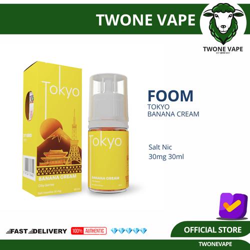 Jual Liquid Foom Tokyo Banana Cream Salt Nic 30ML by Flooid x VSS ...