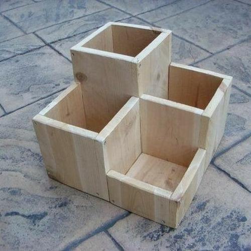 Jual pot bunga kaktus mini kayu solid - Kab. Jepara - handicraft ...