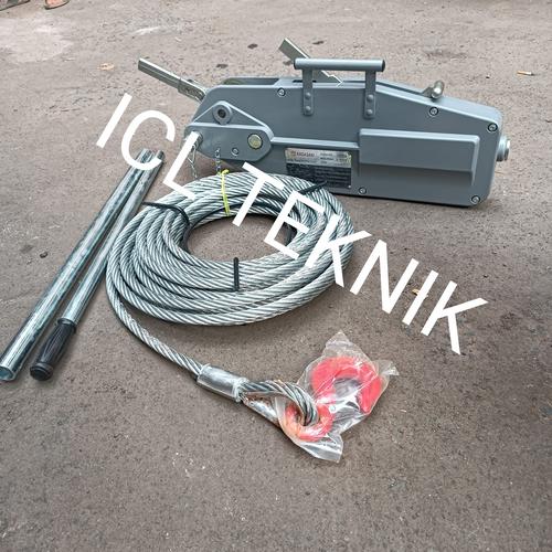 Jual TIRFOR WIRE ROPE Pulling Hoist NAGASAKI Capacity 3.2 Ton x 20 ...