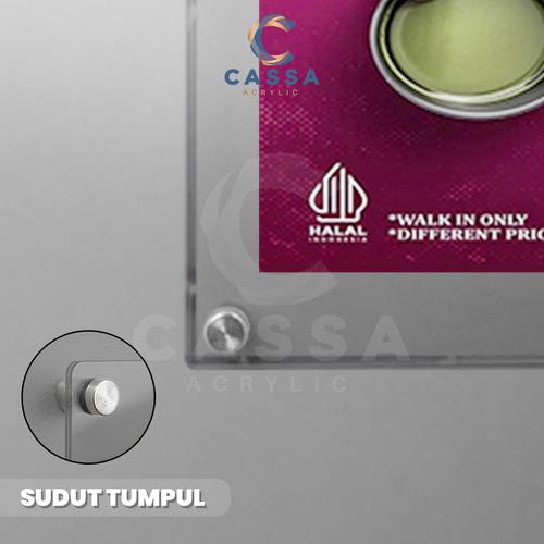 Promo Frame Dinding Akrilik / Bingkai Display Poster Akrilik Ukuran A1 ...