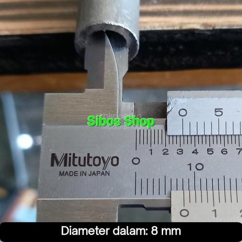 Jual ready Pipa Besi Seamless Od 12mm Id 8mm Tebal 2mm Besi Pipa Bulat ...