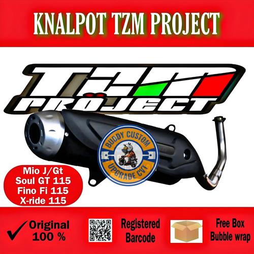 Jual Knalpot TZM Project mio J /GT Soul GT Fino Fi Xride 115 STD NON SS ...