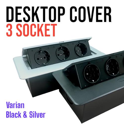 Jual Stop Kontak Tanam Meja Meeting Soket Pop-up 3 Lubang Dekstop ...