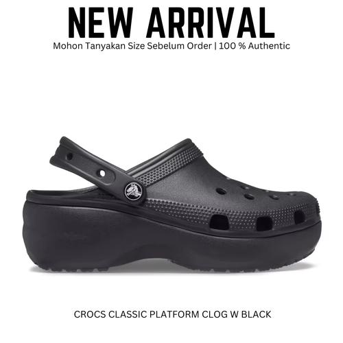 Jual CROCS CLASSIC PLATFORM CLOG W SEPATU SANDAL WANITA ORIGINAL 100 % ...