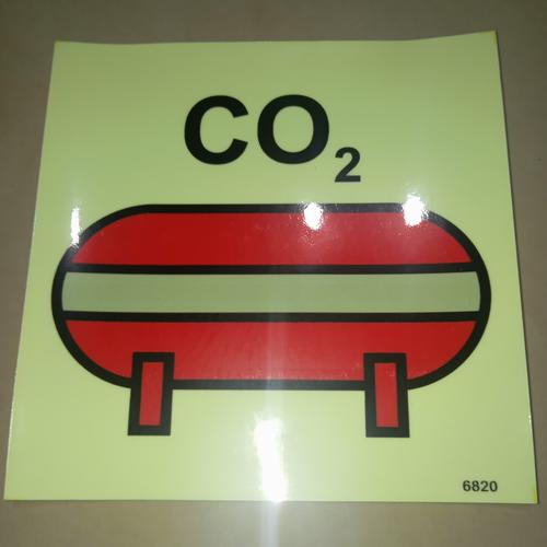 Jual 336820FIRE CONT SYMBOL, 150 x 150 MM, FIXED CO2 FIRE EXT' INST ...