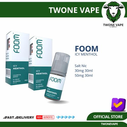 Jual Liquid Foom Icy Menthol Salt Nic 30ML by Foom Lab / Cigarettes ...