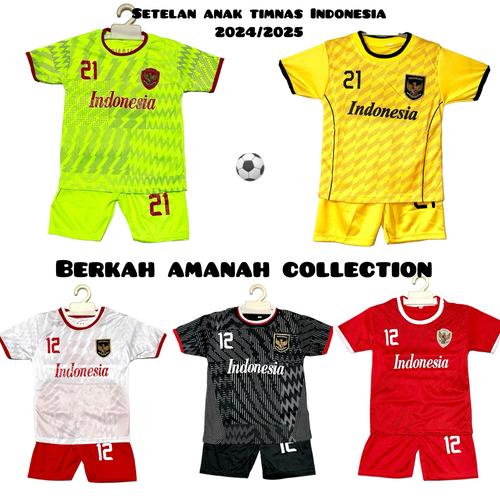 Jual Setelan baju anak Timnas Indonesia/ baju bola anak Timnas ...