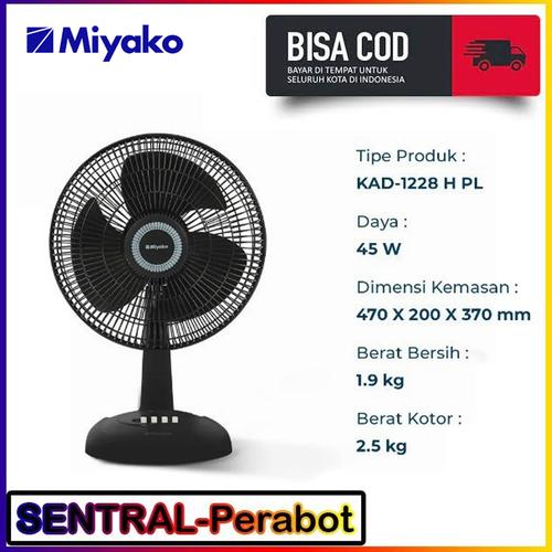 Jual Kipas Miyako Ukuran 12 Inch Bisa Meja dan Dinding - KAD 1228 H PL ...