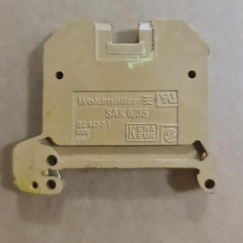 Jual Terminal Weidmuller SAK 6 6/35 Original SAK6 35 6mm ATEX IEC Exe ...