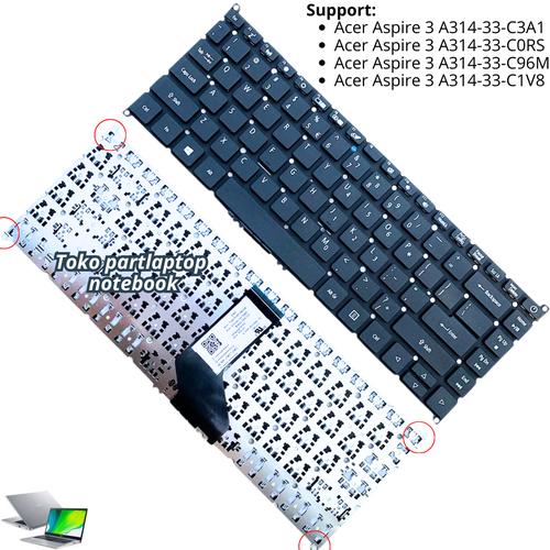 Jual Keyboard Acer Aspire 3 A314-33 original product - Jakarta Pusat ...