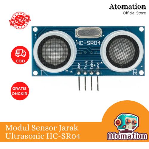 Promo Modul Ultrasonic HC-SR04 SR04 Distance Sensor Pengukur Jarak ...