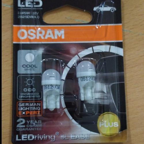 Jual Led Osram T10 W5W Putih White Untuk Lampu kota Senja Kabin Plat ...