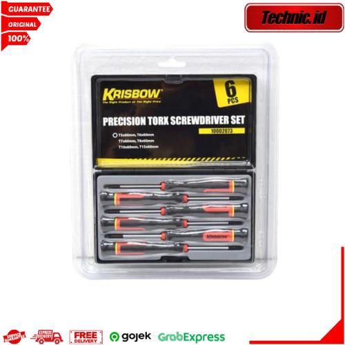Jual Krisbow Set Obeng Presisi Torx 6 Pcs TORX PRECISION SCREWDRIVER ST ...