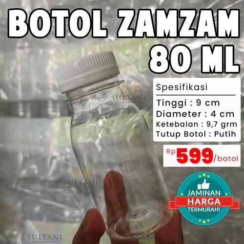 Promo Botol kosong Air zamzam ukuran 80 ml polos tanpa sticker - Kota ...