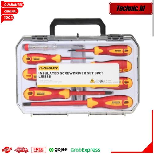 Jual Krisbow Set 8 Pcs Obeng Insulasi Lriss8 Untuk Penggunaan ...