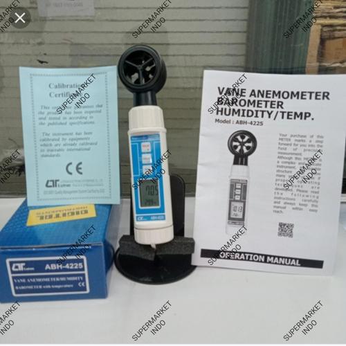 Jual Anemometer Vane Humidity Temperature LUTRON AH-4225 kecepatan ...